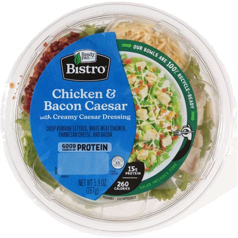 Save On Ready Pac Bistro Chicken And Bacon Caesar Salad Bowl Order Online