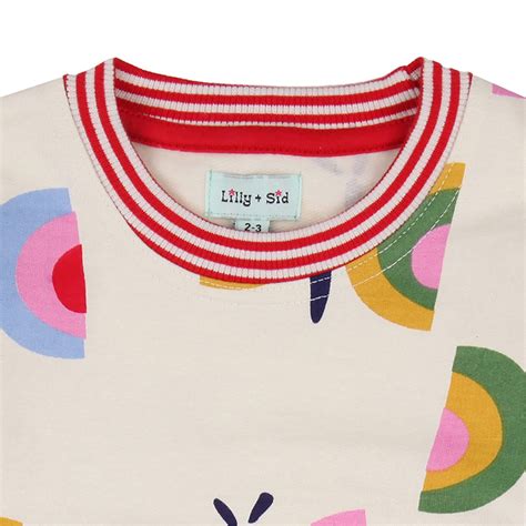 Lilly And Sid Butterfly Crew Sweatshirt Multi