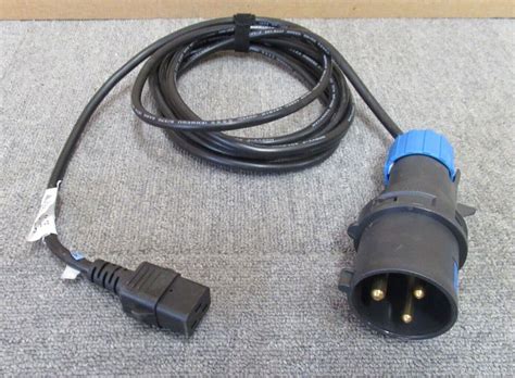 Ibm 12j5988 Iec C19 Female To Ip44 32a Commando Blue Plug Male Power