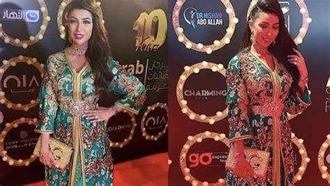من قلب أم الدنيا مصر دنيا بطمة تحصل على لقب أفضل فنانة مغربية لسنة 2019