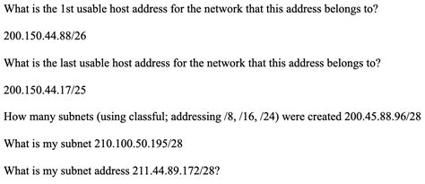 solved what is the 1st usable host address for the network