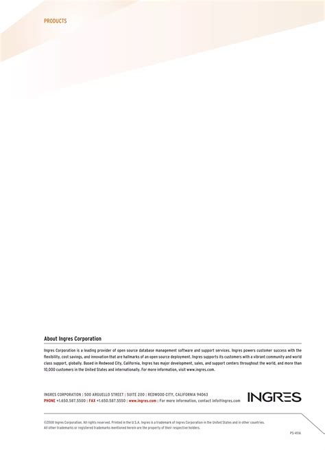 actian ingres database pdf