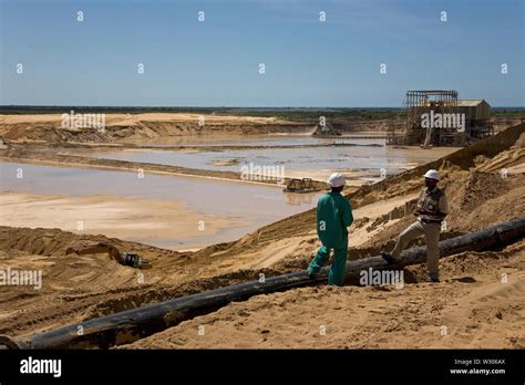 Managing And Transporting Of Titanium Mineral Sands At Mine Site Mining