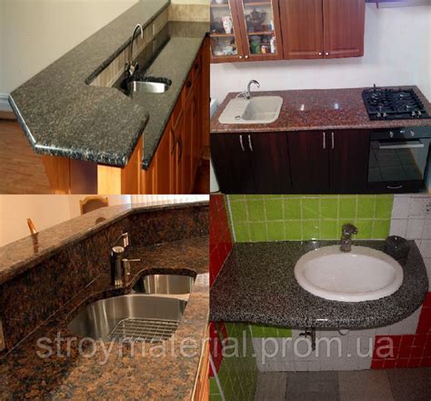 Кухонные столешницы для кухни из гранита: продажа, цена в Житомирской ...