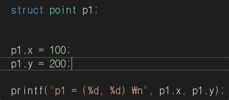 C 구조체 Easydong
