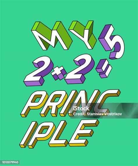 T셔츠 옷 야구 모자 스티커 엽서 포스터에 대 한 인쇄 비문2 X 2 5내 원리 레터링입니다 아이소메트리입니다 레트 로입니다 0