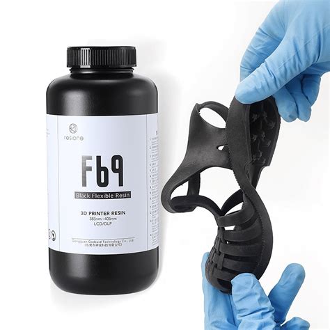 F69 Black Flexible Rubber-like 3D Printer Resin (1kg) – RESIONE