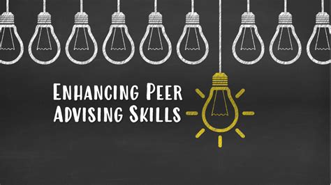 enhancing peer advising skills in stem