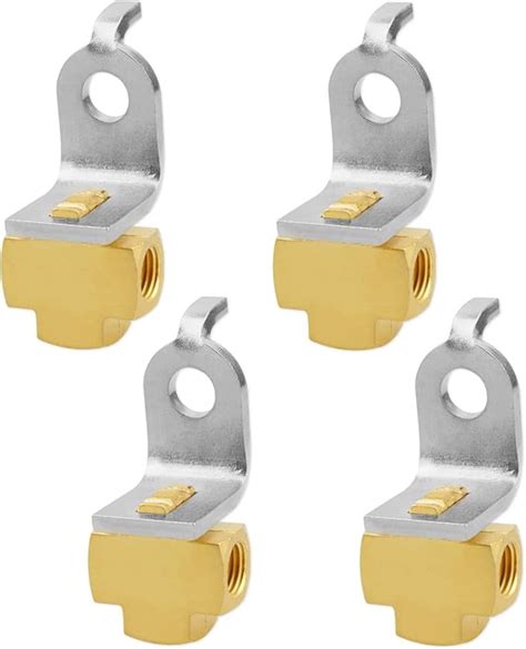 Universal 3 Way Female Brake Line Tee For 316inch Tube With Mounting