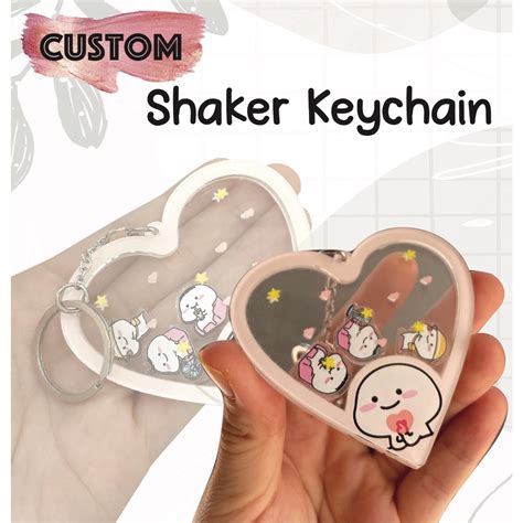 Jual Gantungan Kunci Shaker Custom Shaker Keychain Shaker Ganci