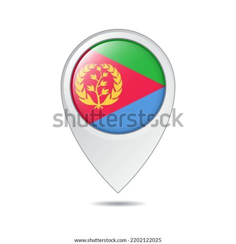 Map Location Tag Eritrea Flag Stock Vector Royalty Free Shutterstock