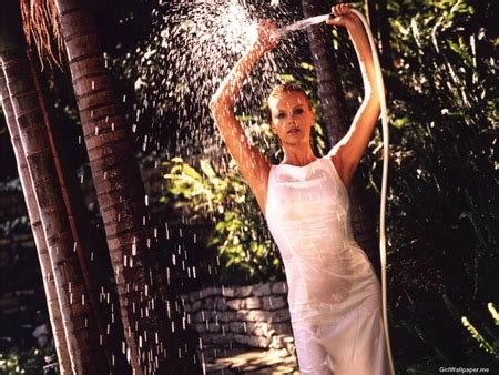 Charlize Theron Wet Models Female And People Background Wallpapers On