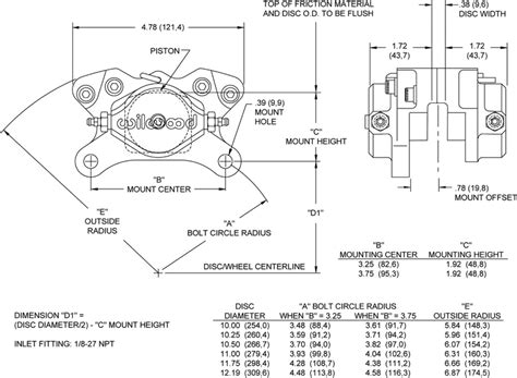 Wilwood Disc Brakes Dynalite Single Calipers