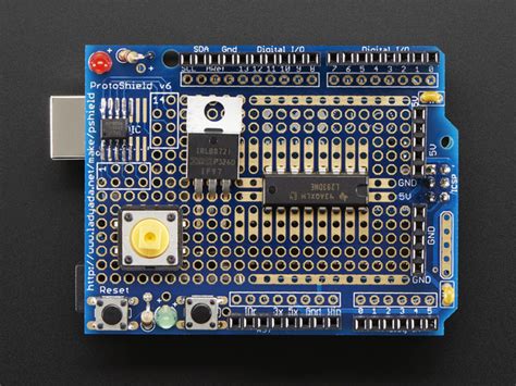 Adafruit Proto Shield For Arduino Unassembled Kit Stackable Version