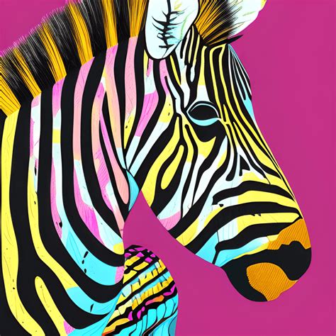 Zebra Pop Art