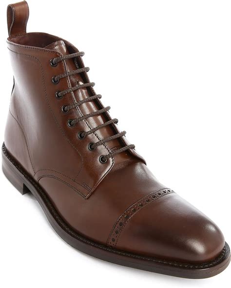 Loake Boots Men Hyde Brown Leather Boots For Men Uk 7 5 Uk Shoes And Bags