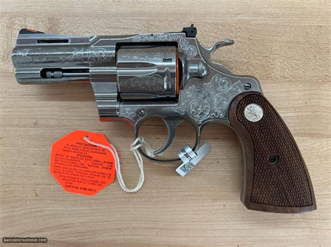 Colt Python 3 Inch New Model Ss Factory Engraved New In The Box