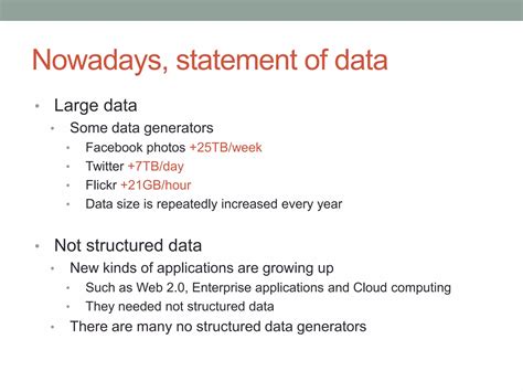 Improvement Of No Sql Technology For Relational Databases V2 Ppt