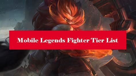 Mobile Legends Fighter Tier List 2025 Zathong