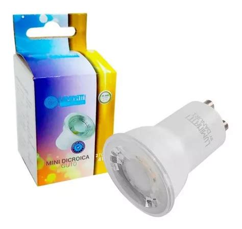 Lâmpada Led Mr w Bivolt Branco Quente Mini Dicróica Gu Cor da luz Branco quente Temperatura