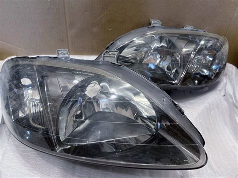 ホンダ 純正 シビック タイプr Ek 後期 ライト ハロゲン 左右セット ヘッドライト ヘッドランプ Stanley 右 左 Ek9 破損