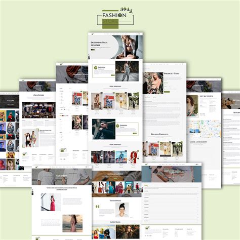 Fashion Store Html Template 235809 Templatemonster