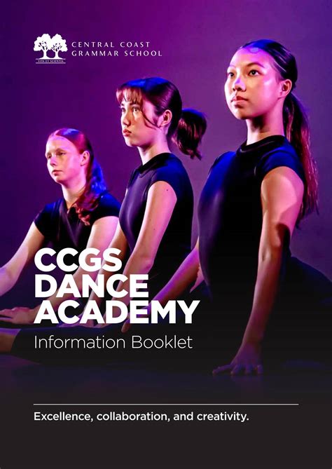 Ccgs Dance Academy Information Booklet By Central Coast Grammar School