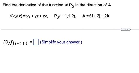 Solved Find The Derivative Of The Function At P In The Chegg