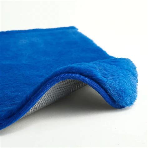 Gc Gaveno Cavailia Fluffy Bliss 2 Piece Bath Mat Set Royal Blue Shaggy