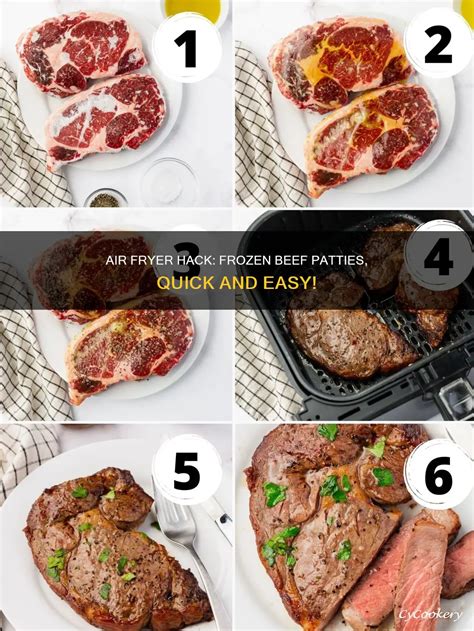 Air Fryer Hack Frozen Beef Patties Quick And Easy Cycookery
