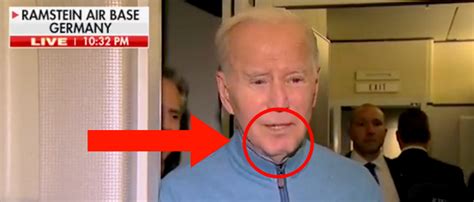 What The Hell Happened To Joe Bidens Chin In This Video The Daily