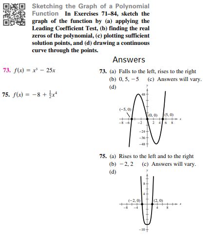 Solved oteo Sketching the Graph of a Polynomial Function In | Chegg.com