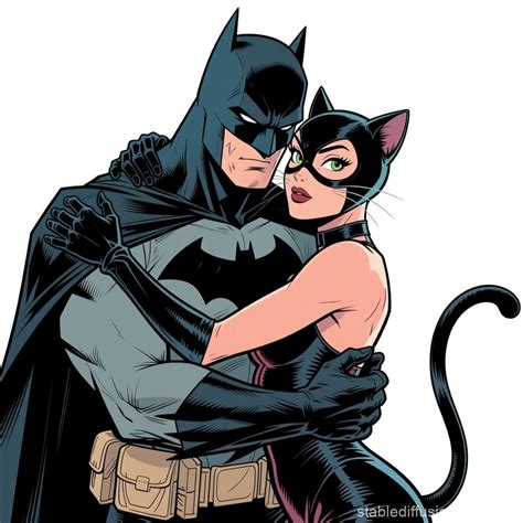 Batman And Catwomen Kiss プロンプ Stable Diffusion オンライン