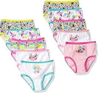 Disney Minnie Mouse Paquete Múltiple Ropa Interior Para Niñas