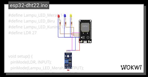 Tugas2 Hanifah Santoso Ino Wokwi ESP32 STM32 Arduino Simulator