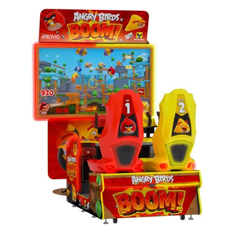 Raw Thrills Angry Birds Boom Arcade Video Redemption Shooting Game