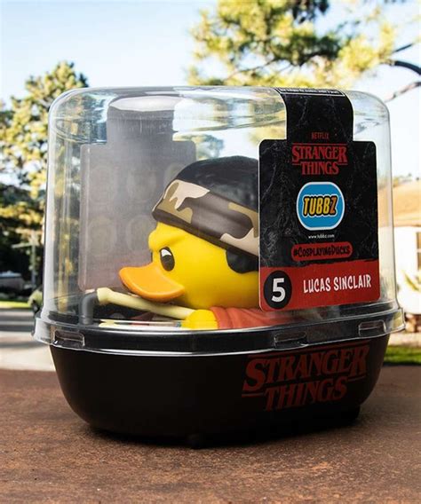 Stranger Things Lucas Sinclair Tubbz Cosplaying Duck Collectible Ducksplanet