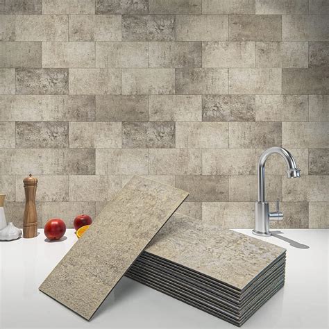 Art3d 20ft Outside Vinyl Corner Trim With Peel And Stick Backsplash Pvc