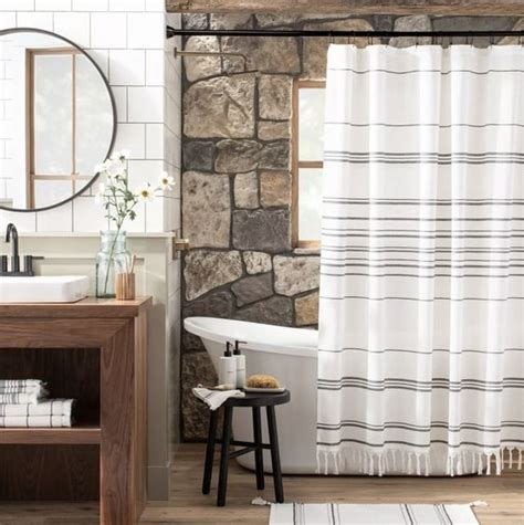 Modern Farmhouse Shower Curtain Ideas At Sienna Kraegen Blog