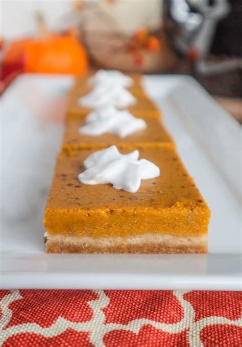 Vegan Pumpkin Pie Bars Fragrant Vanilla Cake