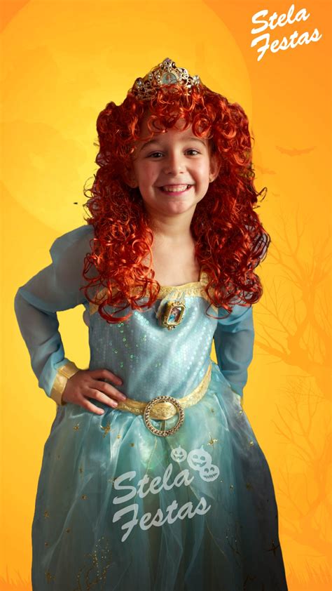 Princesa Merida Stela Festas Aluguel E Venda De Fantasias Acessórios E Artigos De Festa