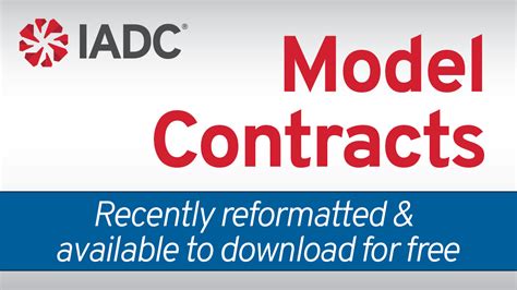 IADC Model Contracts Recently Updated And Reformatted IADC Org