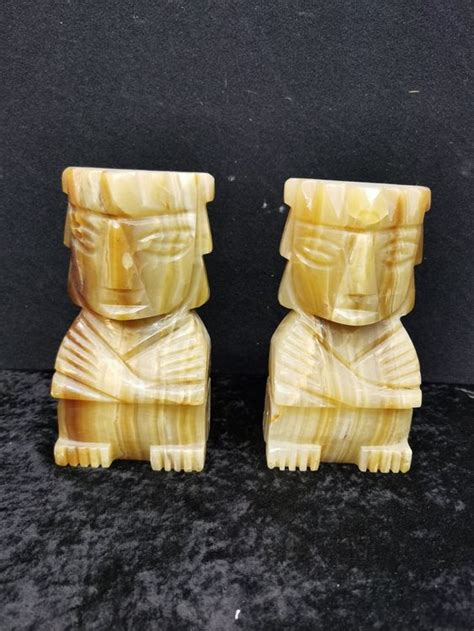 PAIRE DE STATUES EN PIERRE NATURELLES Gebraucht in Genève für CHF mit Lieferung auf