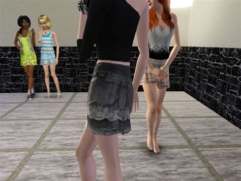 The Sims Resource Frilly Layered Lace Skirt