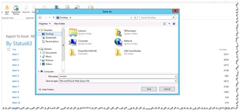 Sharepoint 2013 Export To Excel Using Rest Api