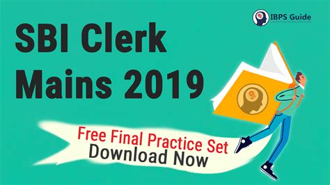 Sbi Clerk Mains Free Practice Set Pdf 2019 Download Now