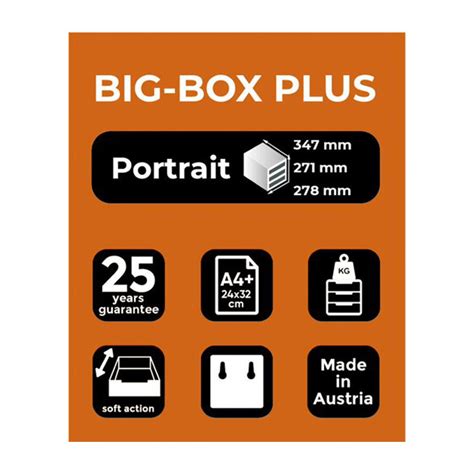 Buy Exacompta Modulo Big Box Plus Harlequin Black Desk Drawers Avansas®