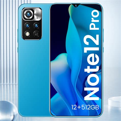 Celulares Note12 Pro Smartphone 8gb 256gb 5g Android Phone Celulares