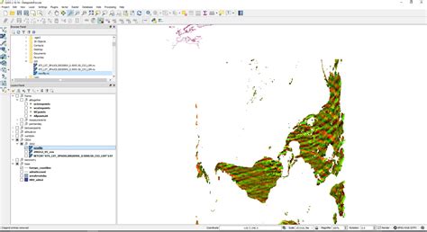 Coordinate System Netcdf Layer Nc Appears Flipped And Rotated In