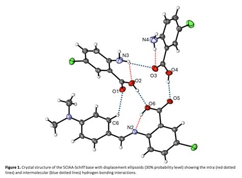 5 Chloroanthranilic Acid Schiff Base Crystal Structure Dnabsa